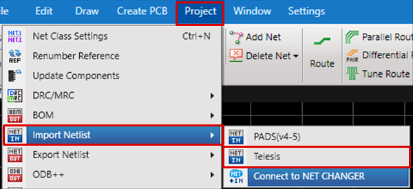 Pcb Layout Cad Transferring To Pcbs Net Reading And Importing Netlists