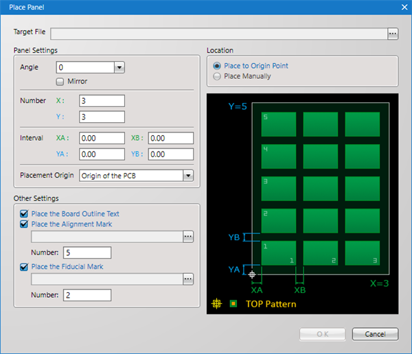 PCB Layout CAD - Panelize (Imposition)