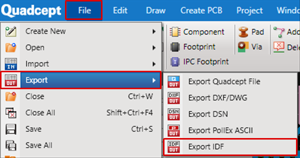 PCB Layout CAD - Exporting IDFs