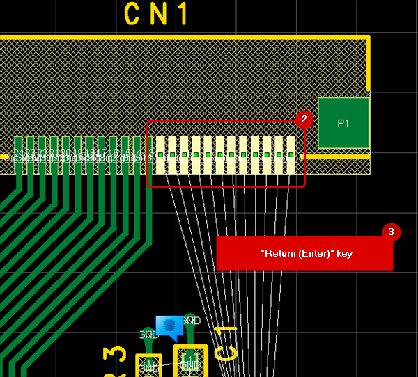 PCB Layout CAD - Parallel Routing