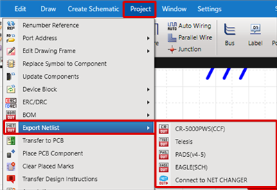 Schematic Capture - Export Netlist